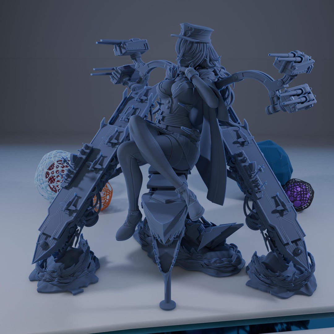 Stl Graf Zeppelin (azure_lane) (pre_sup) - Etsy