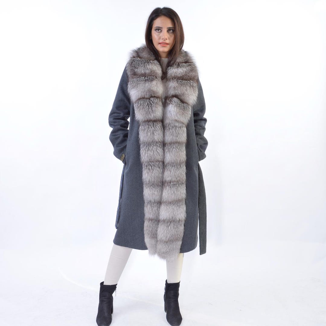 Luxury Natural Fur Coat Elegant Winter Jacket With Natural Fur - Etsy