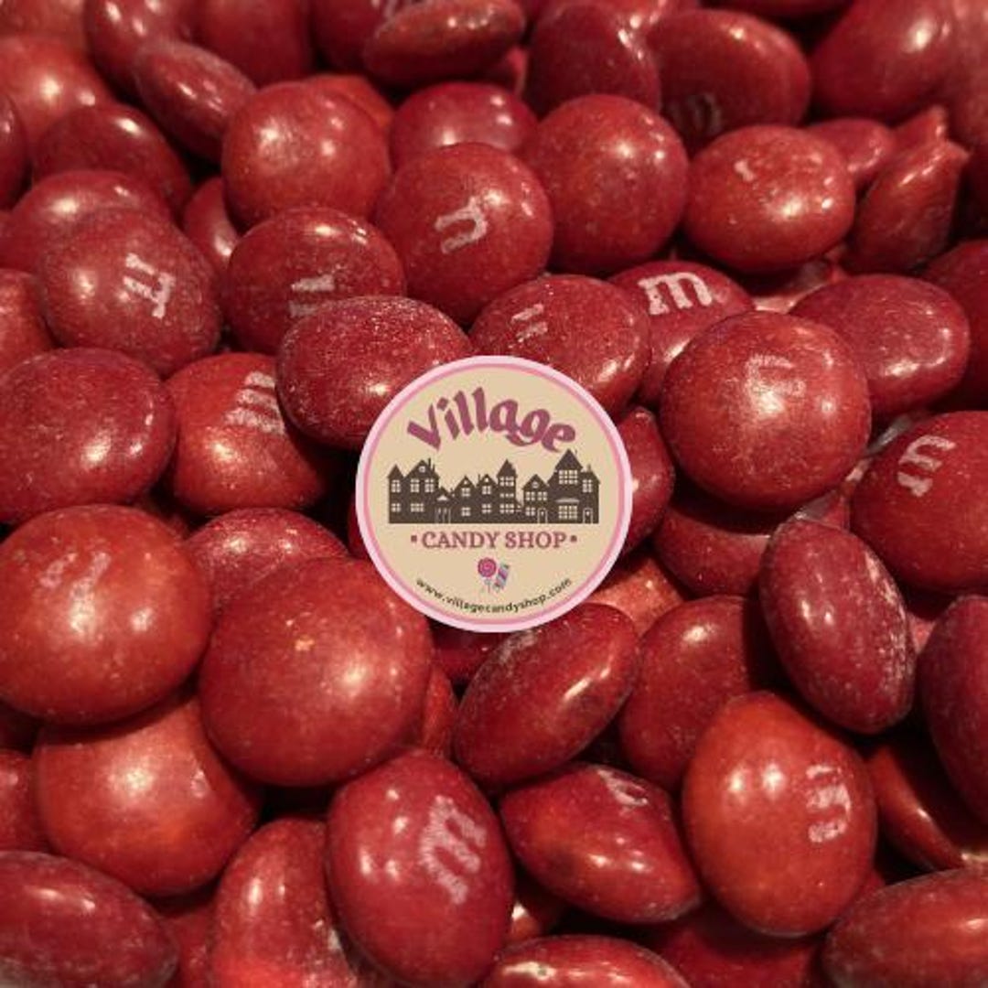 Red M&m's Milk Chocolate Candy - 6 Oz. - Etsy