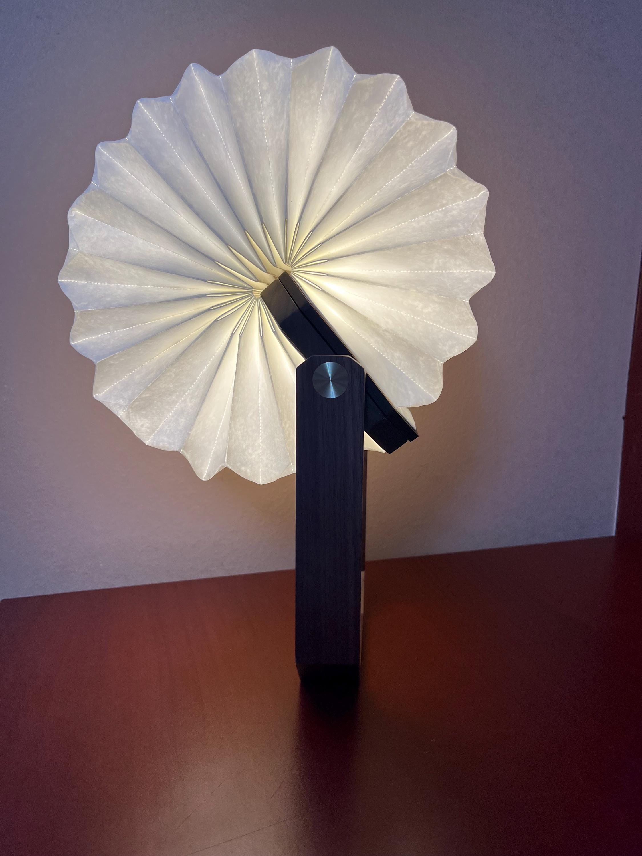 Folding Wooden Accordion Lamp: Rechargeable LED Night Light, Portable ...