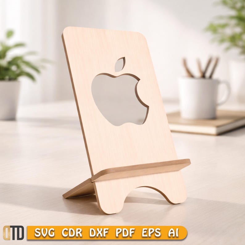 Laser Cut Phone Stand Bundle SVG, 12 Phone Stand Designs, Wooden Phone ...