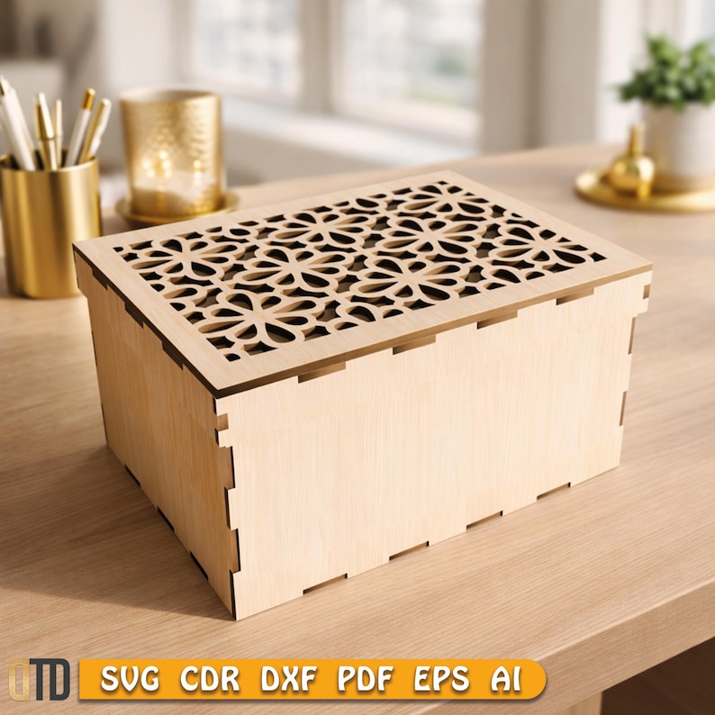 Laser Cut Box Bundle, 8 Box Designs SVG, Glowforge, CNC Cricut Ready ...