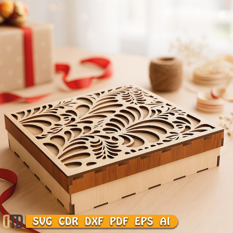 Laser Cut Box Bundle, 8 Box Designs SVG, Glowforge, CNC Cricut Ready ...