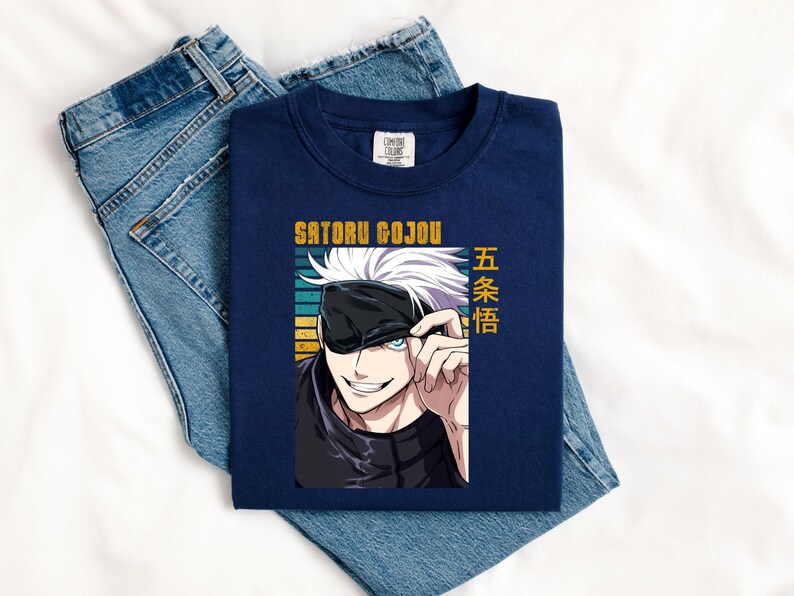 Gojo Satoru Jujutsu Kaisen Shirt, Gojo Shirt, Gojo Vs Sukuna Shirt, JJK ...