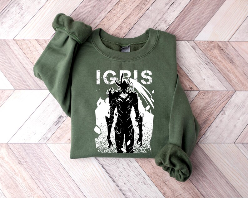Igris the Bloodred Shirt, Igris Tshirt, Solo Leveling Shirt, Anime ...
