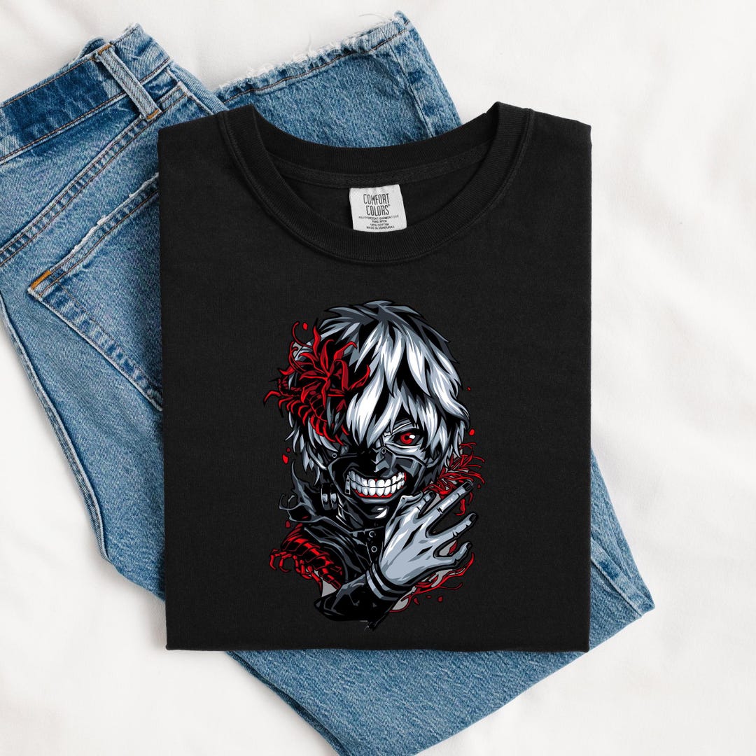 Tokyo Ghoul Shirt, Kaneki Shirt, Anime Shirt, Gifts for Him, Gifts for ...