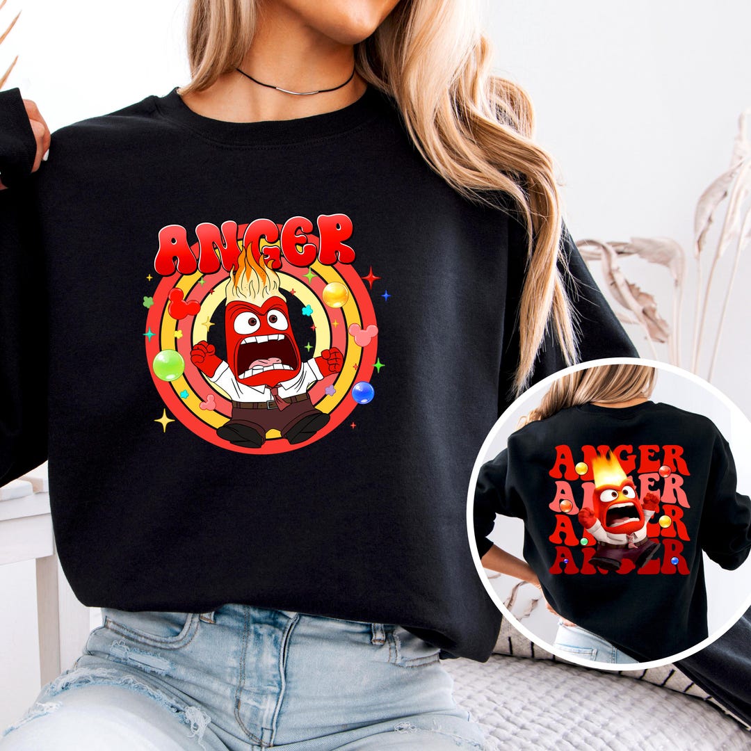 Inside Out Anger Shirt, Disney Inside Out Shirt, Anger Shirt, Inside ...
