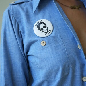 80's Lennon Fever Pin / John Lennon Fan Pin - Etsy