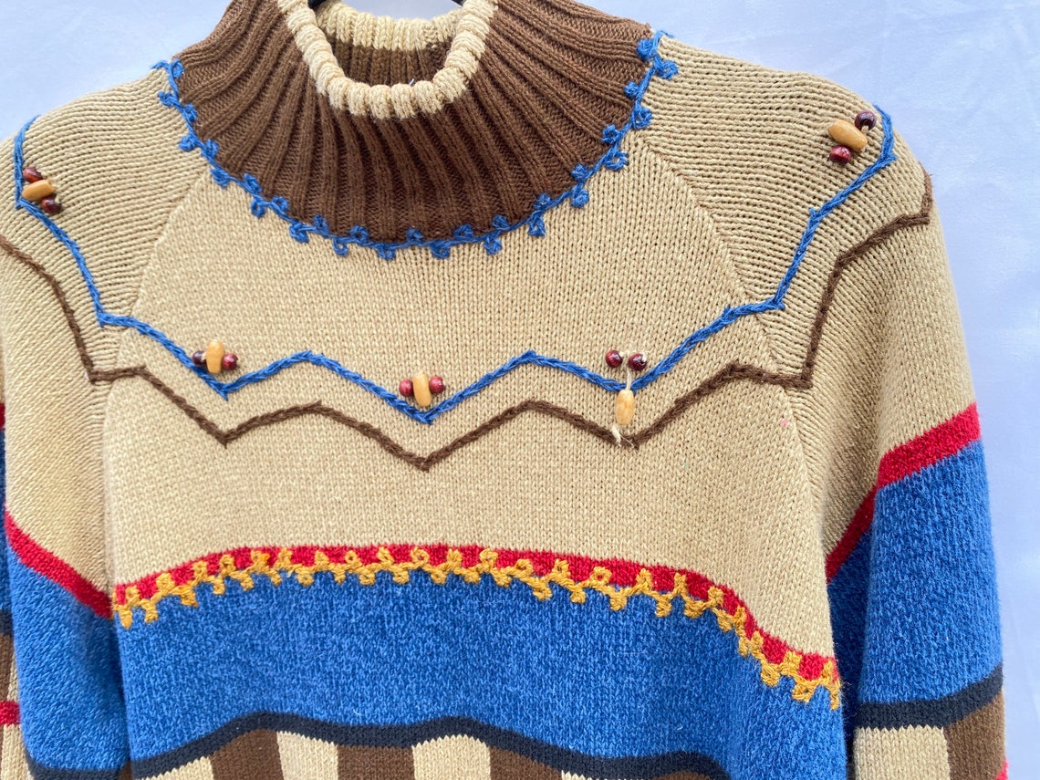 Vintage Women's Sweater / Nineties Mom Sweater - Etsy