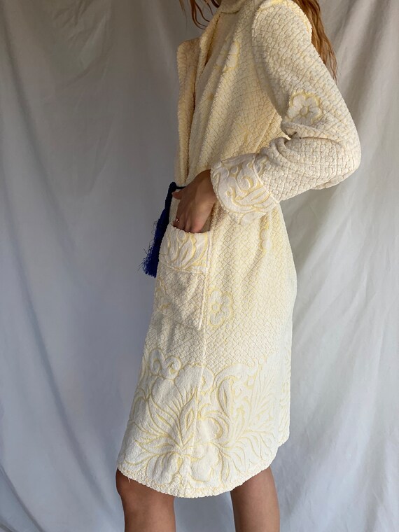 Vintage Terry Cloth Duster Jacket Robe / Towel Robe /… - Gem