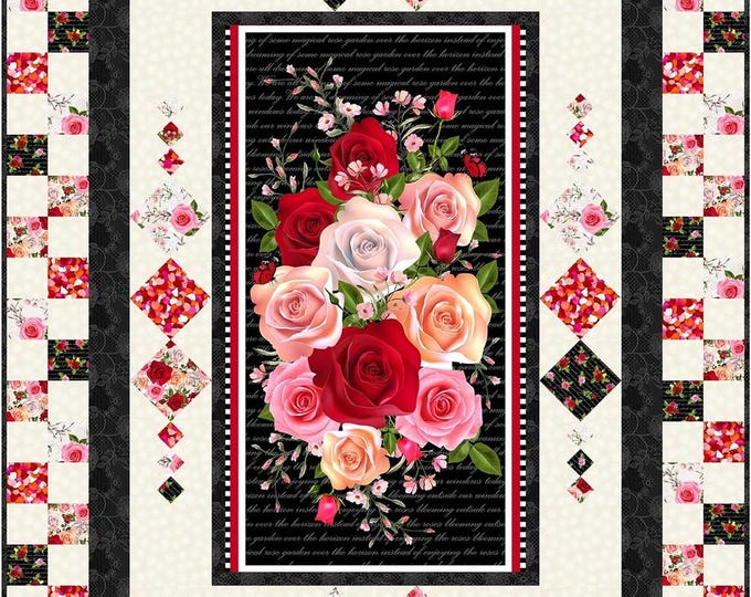 La Vie En Rose Quilt Kit - Blank Quilting - Quilt Top Kit - Butterflies ...