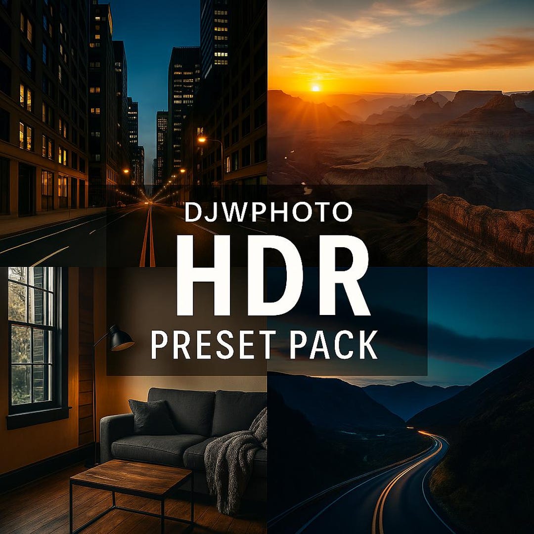Djwphoto - (HDR) High Dynamic Range Preset Pack - Etsy
