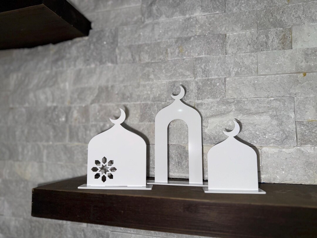 Ramadan MINI Acrylic Mosques Set of 3 - Etsy
