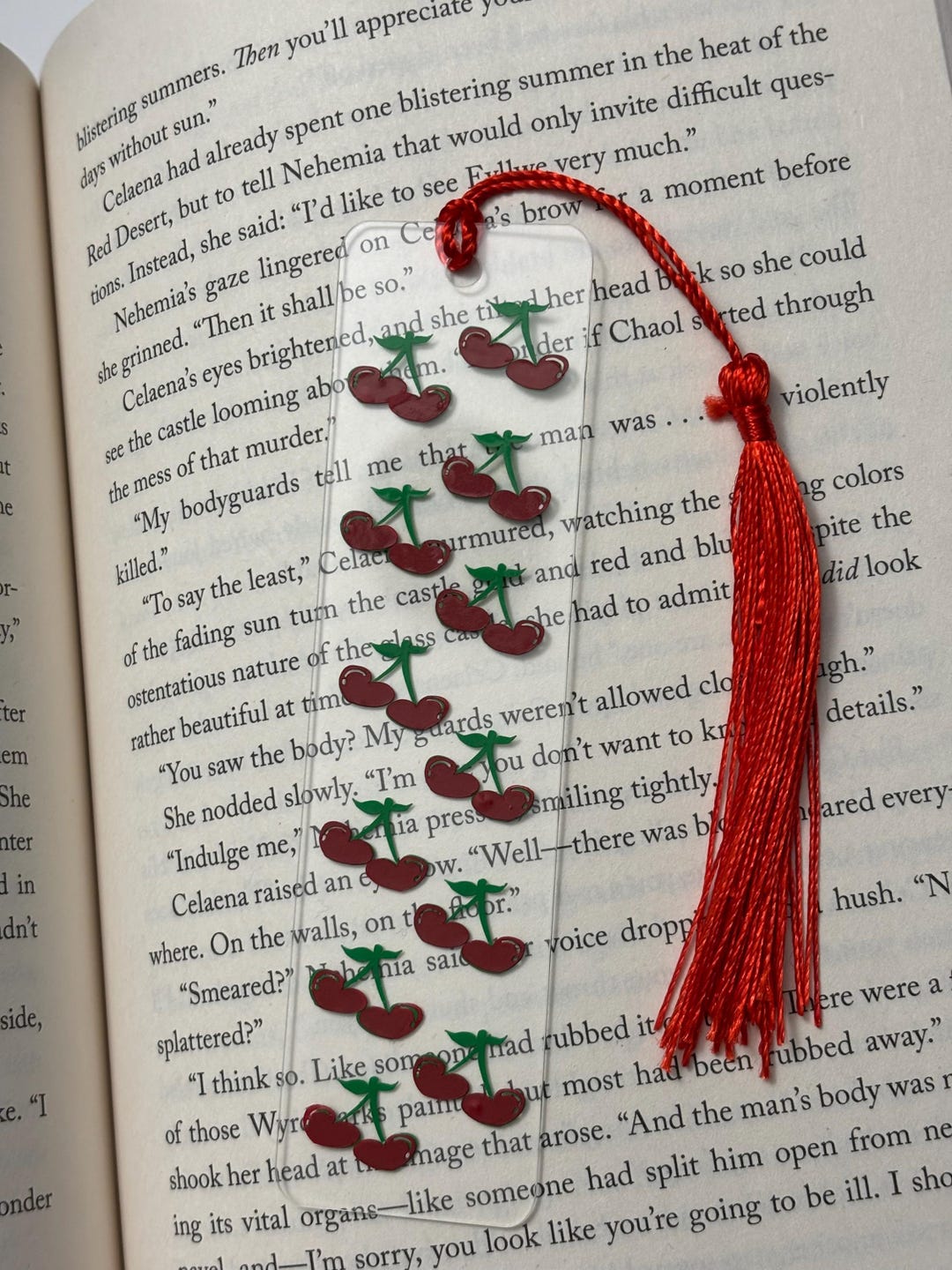 Patterned Bookmarks, Acrylic Bookmark With Tassel, Custom Acrylic ...