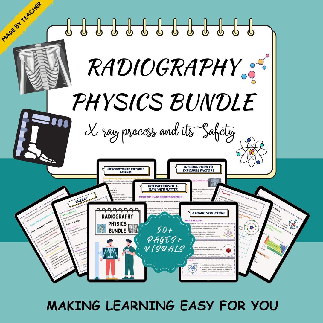 Radiography Physics Study Guide: ARRT Boards Prep - Digital Download - Etsy