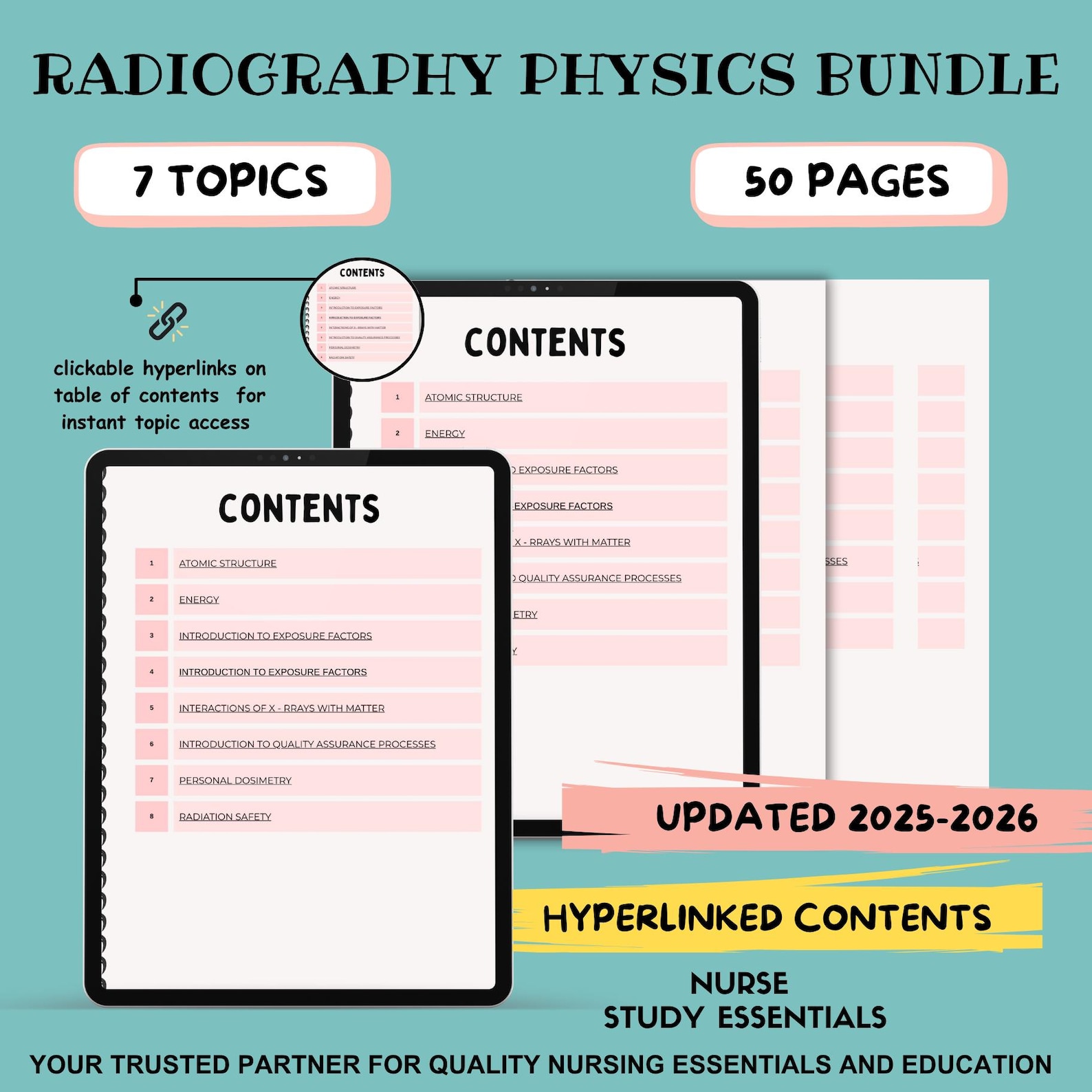Radiography Physics Study Guide: ARRT Boards Prep - Digital Download - Etsy