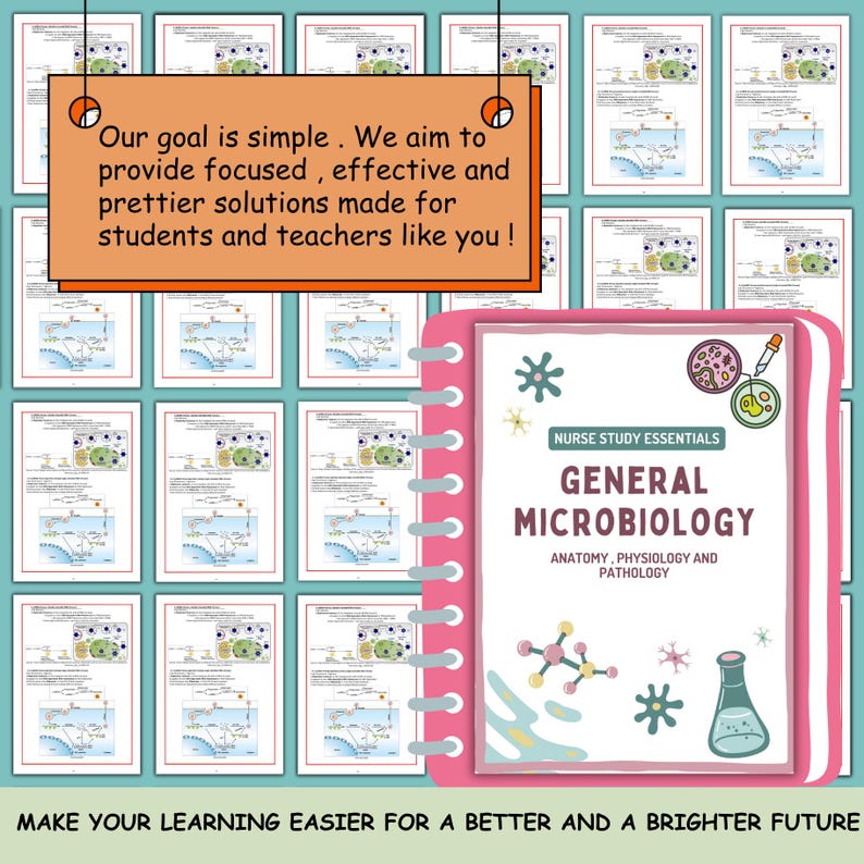 Complete Microbiology Notes 2025 PDF, 100+ Page Digital Study Guide ...