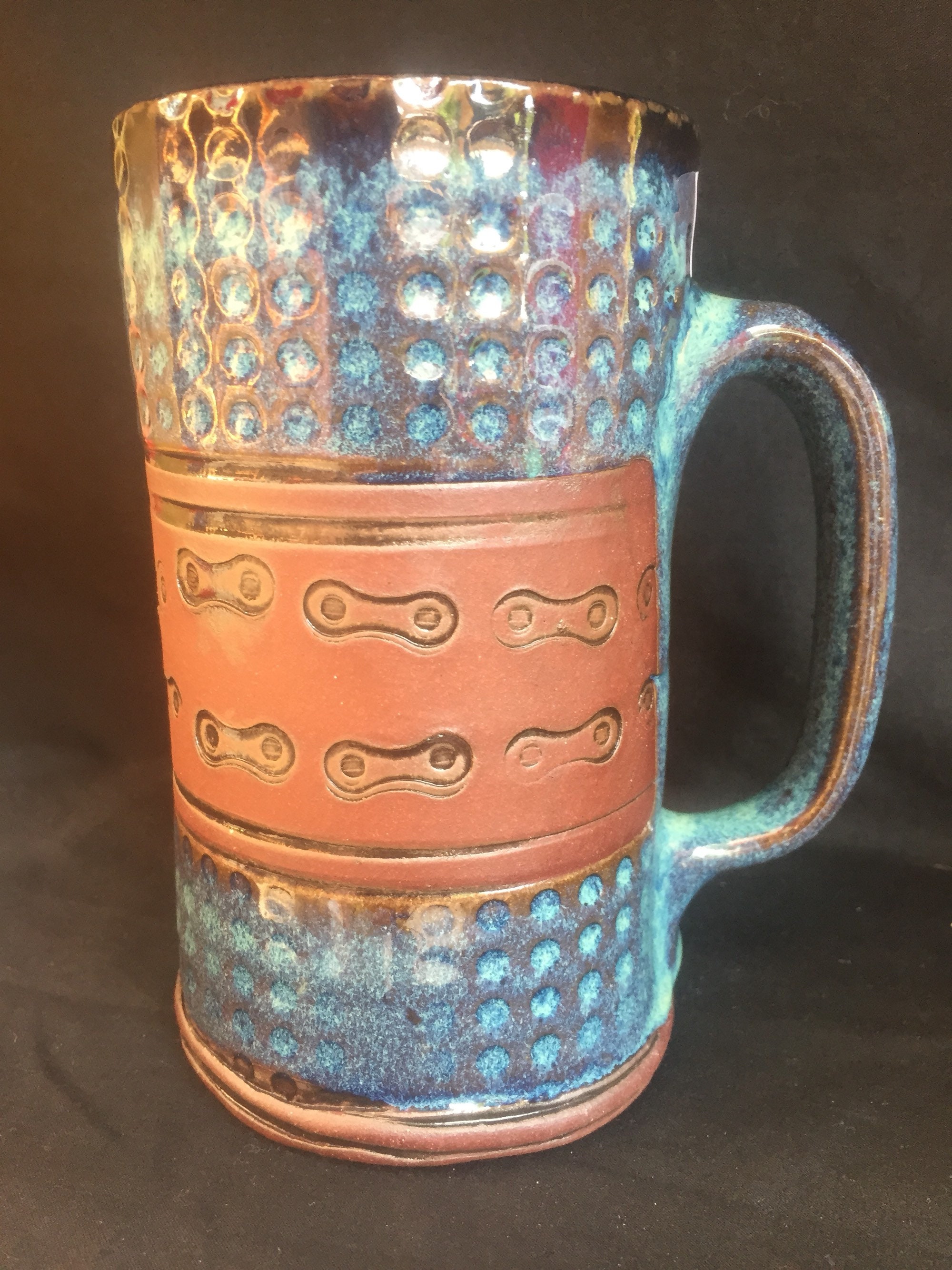 Handmade Ceramic Chain mug Drinkware Mugs Drink & Barware etna.com.pe