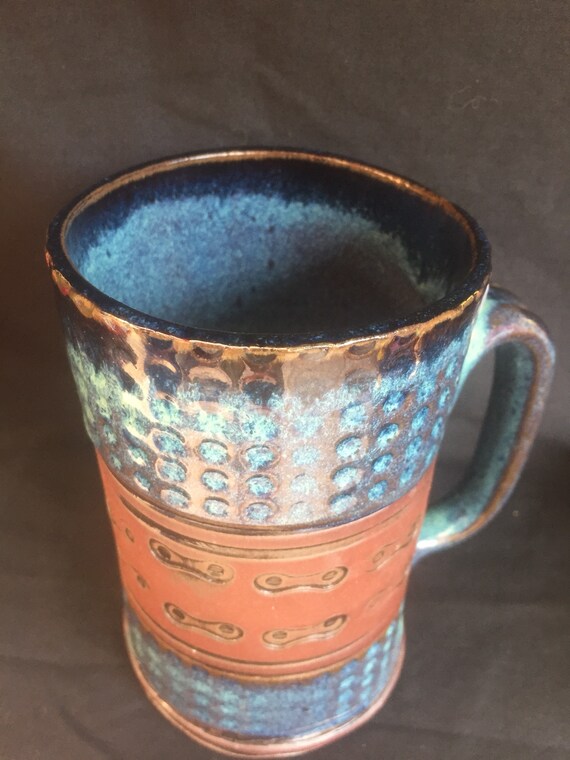 Handmade Ceramic Chain mug Drinkware Mugs Drink & Barware etna.com.pe