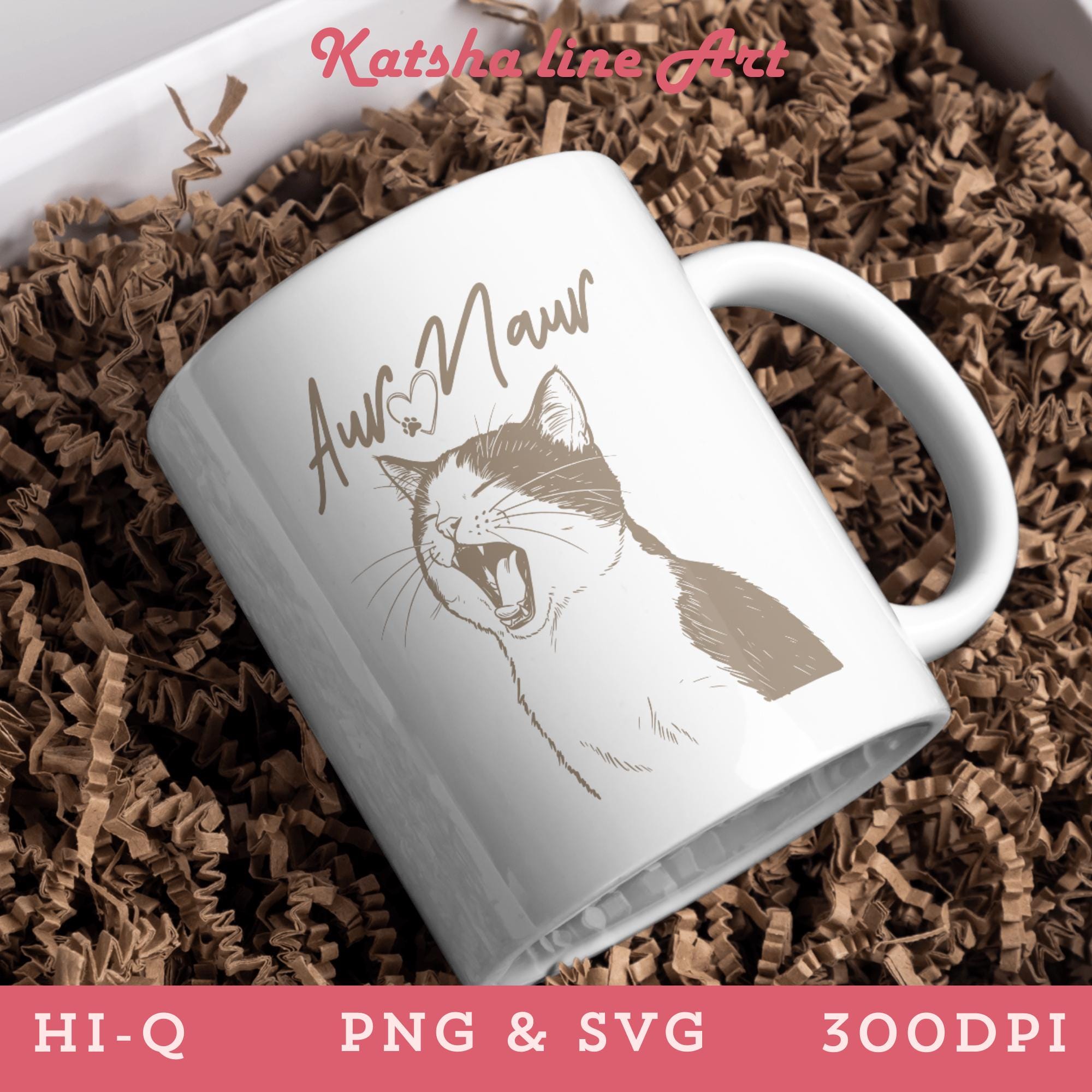 Aur Naur Oh No Surprised Cat PNG SVG, Funny Sarcastic Cat, Retro ...