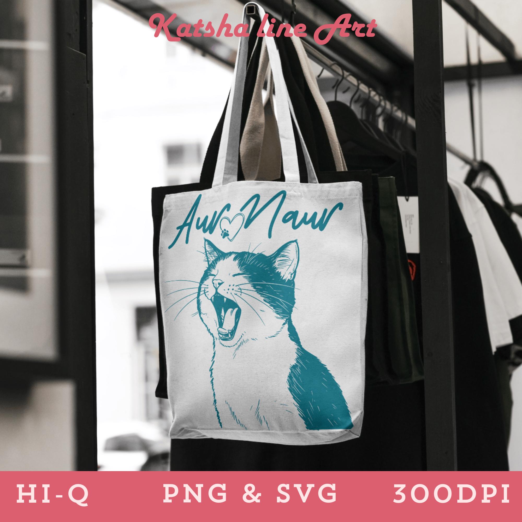 Aur Naur Oh No Surprised Cat PNG SVG, Funny Sarcastic Cat, Retro ...