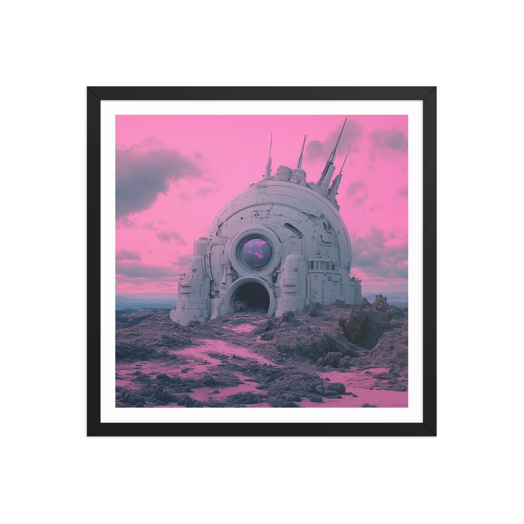 A Strange Sight - Sci-fi Art - High Quality Print - Framed Poster - Etsy
