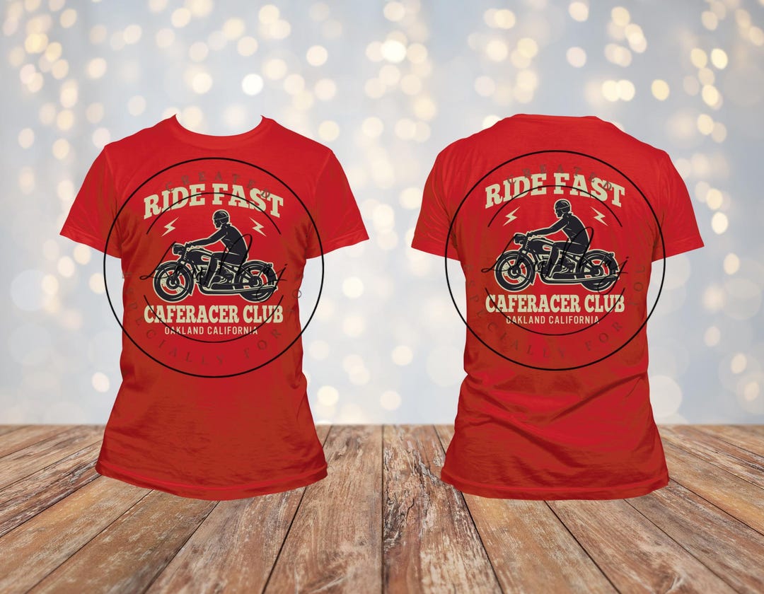 Motorcycle Club Design: Cafe Racer Oakland - PNG PSD SVG (digital ...