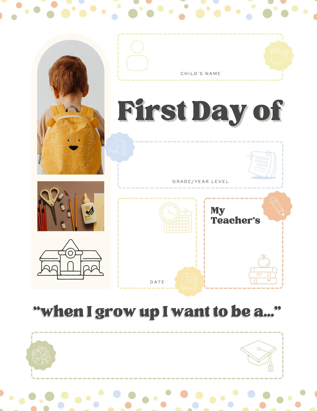 Back to School Teacher Planner Templates: Weekly Schedule, Checklist ...
