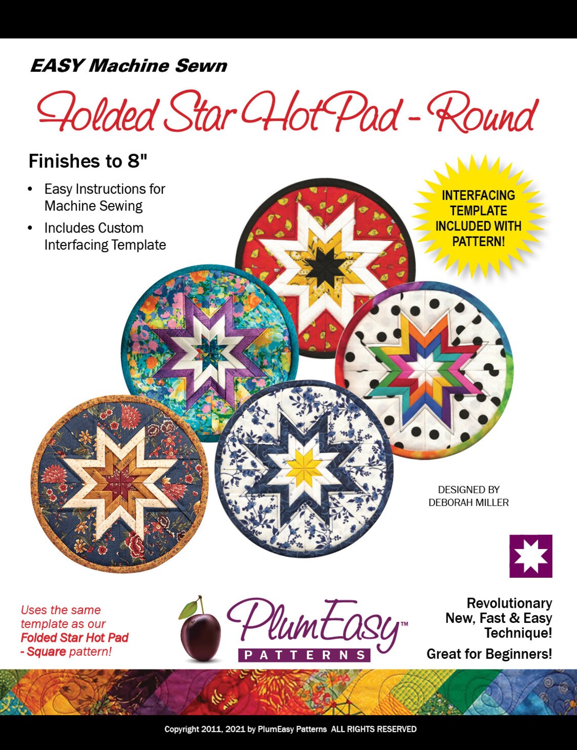 Folded Star Hot Pad Kit Round OR Square Winter's - Etsy