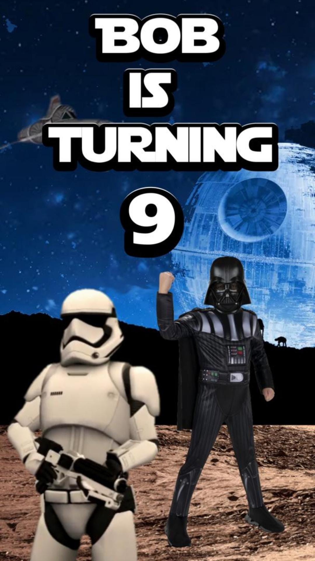 Custom Star Wars Birthday Invitation Video | Personalized Galactic ...