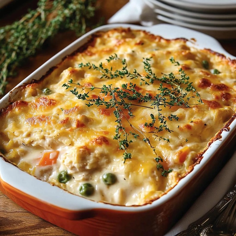 Chicken Cobbler Recipe - Etsy