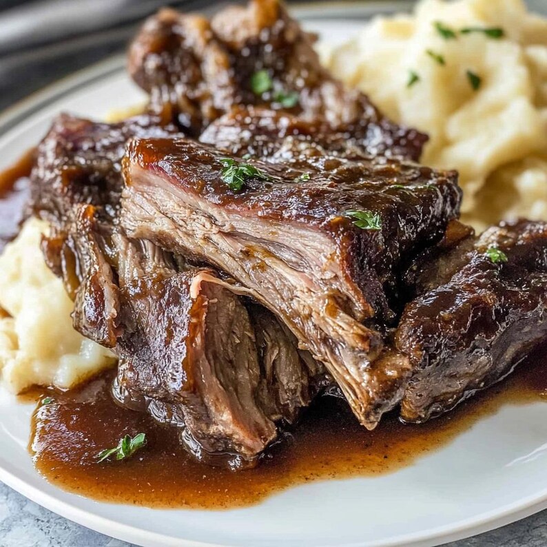 Slow Roasted Short Ribs | Fall-off-the-bone Perfection - Etsy