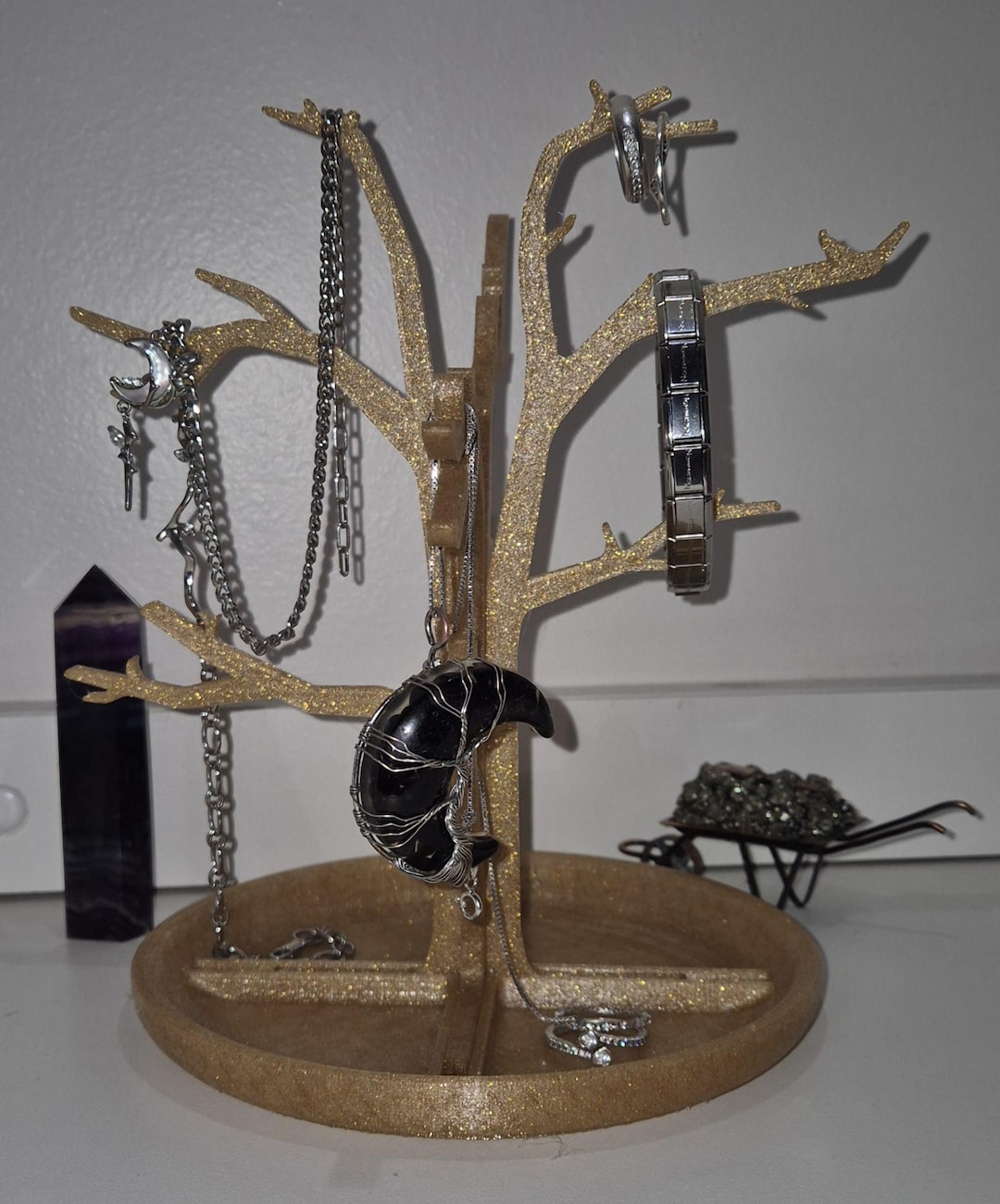 Modern 3D Printed Tree Jewellery Stand | Minimalist Organizer for ...