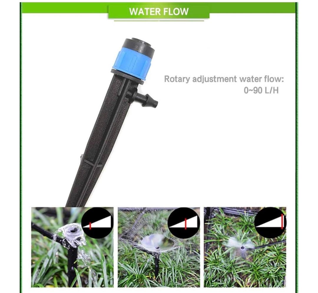 Irrigation Drippers Drip Emitters Micro Spray Adjustable 360 Degree ...