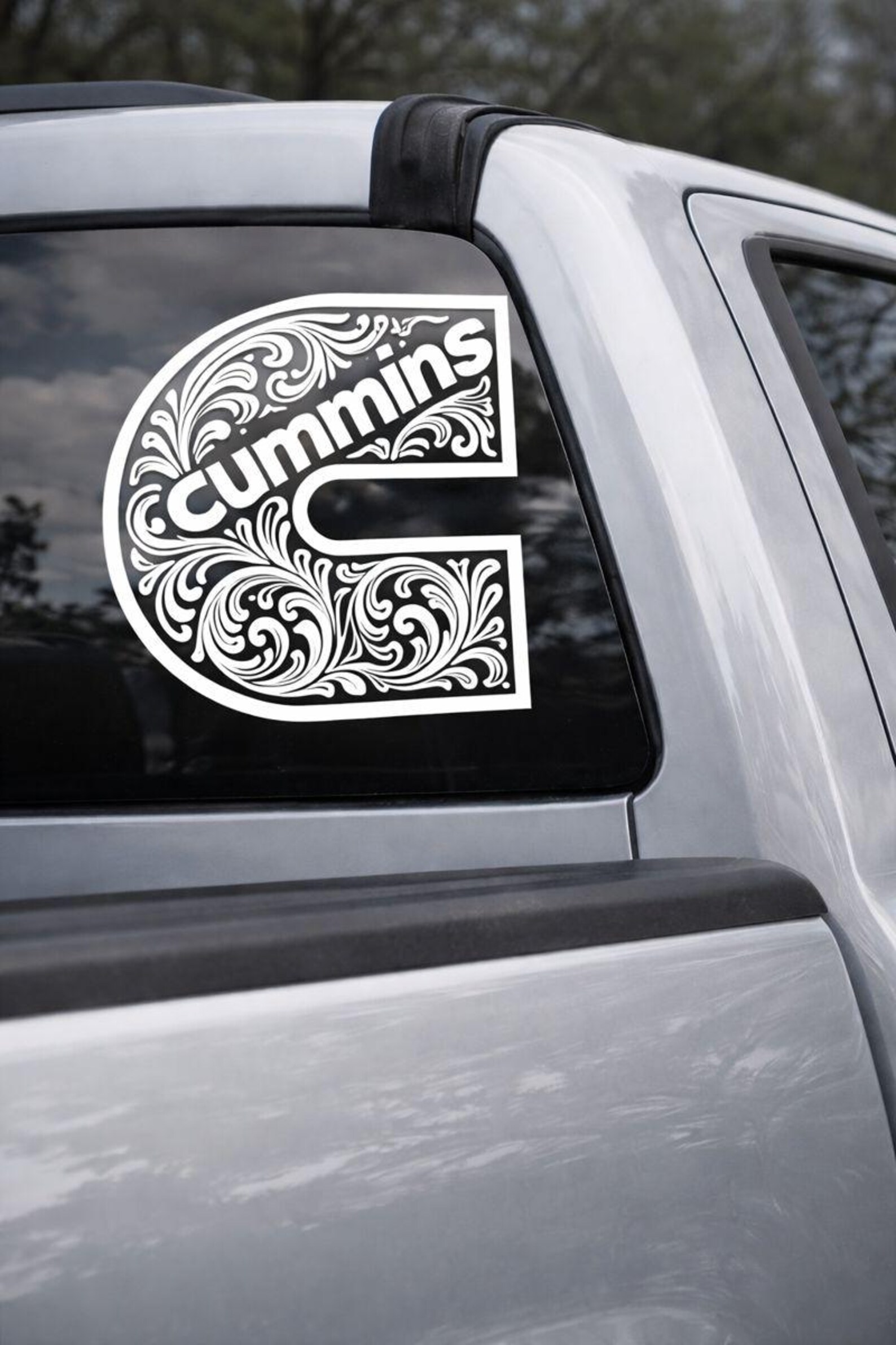 Cummins C Leather Tooled SVG PNG | Digital Download for Cricut ...
