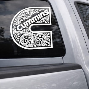 Cummins C Leather Tooled SVG PNG | Digital Download for Cricut ...