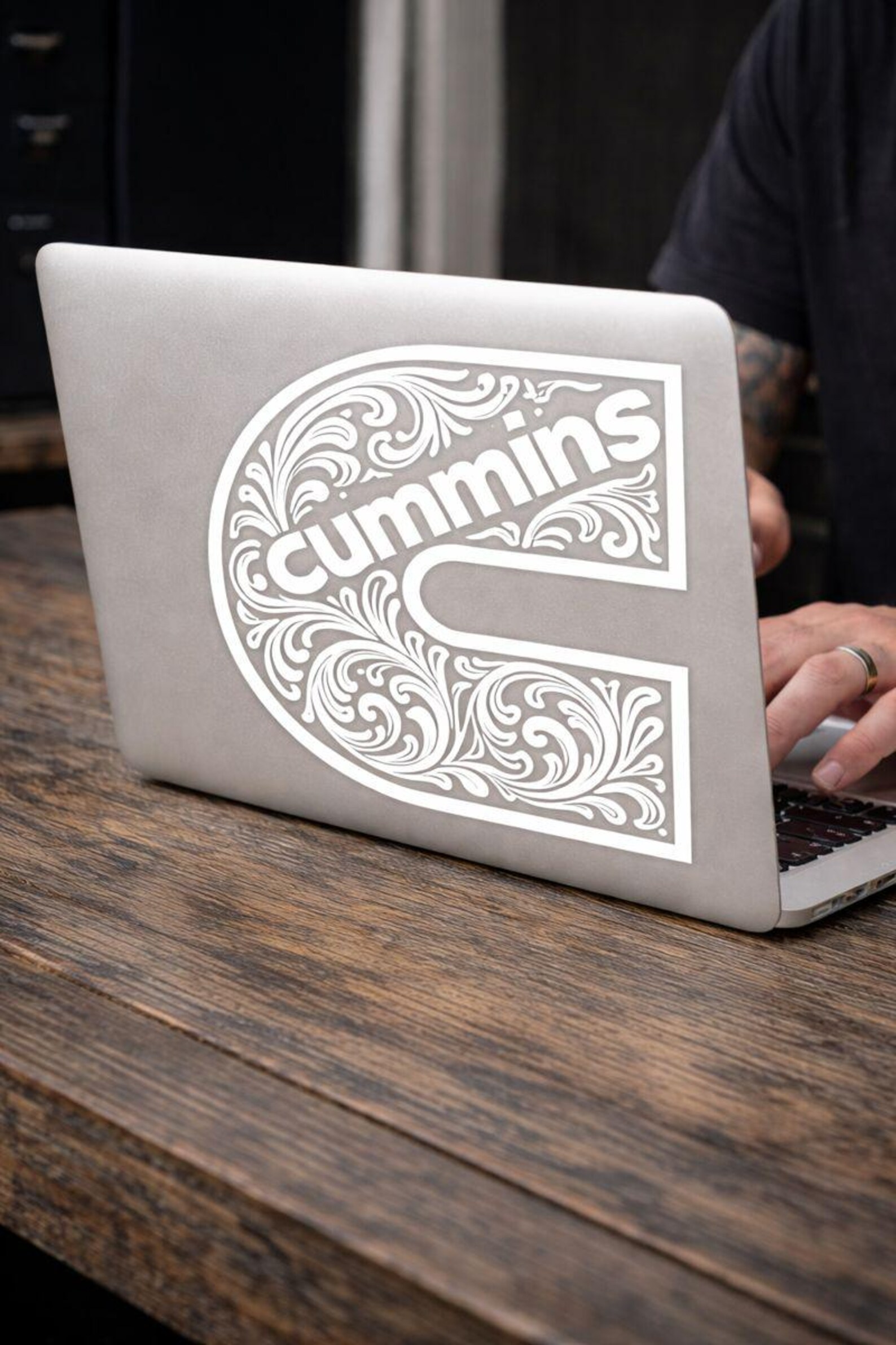 Cummins C Leather Tooled SVG PNG | Digital Download for Cricut ...