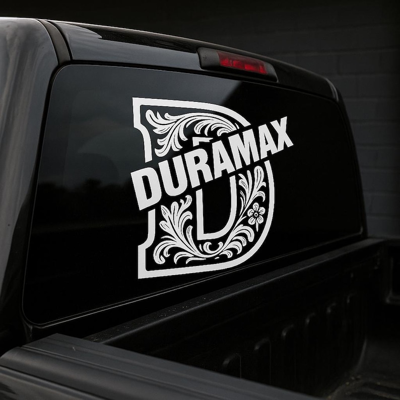 Duramax “D” Logo SVG & PNG | Western Tooled Diesel Decal | Digital ...
