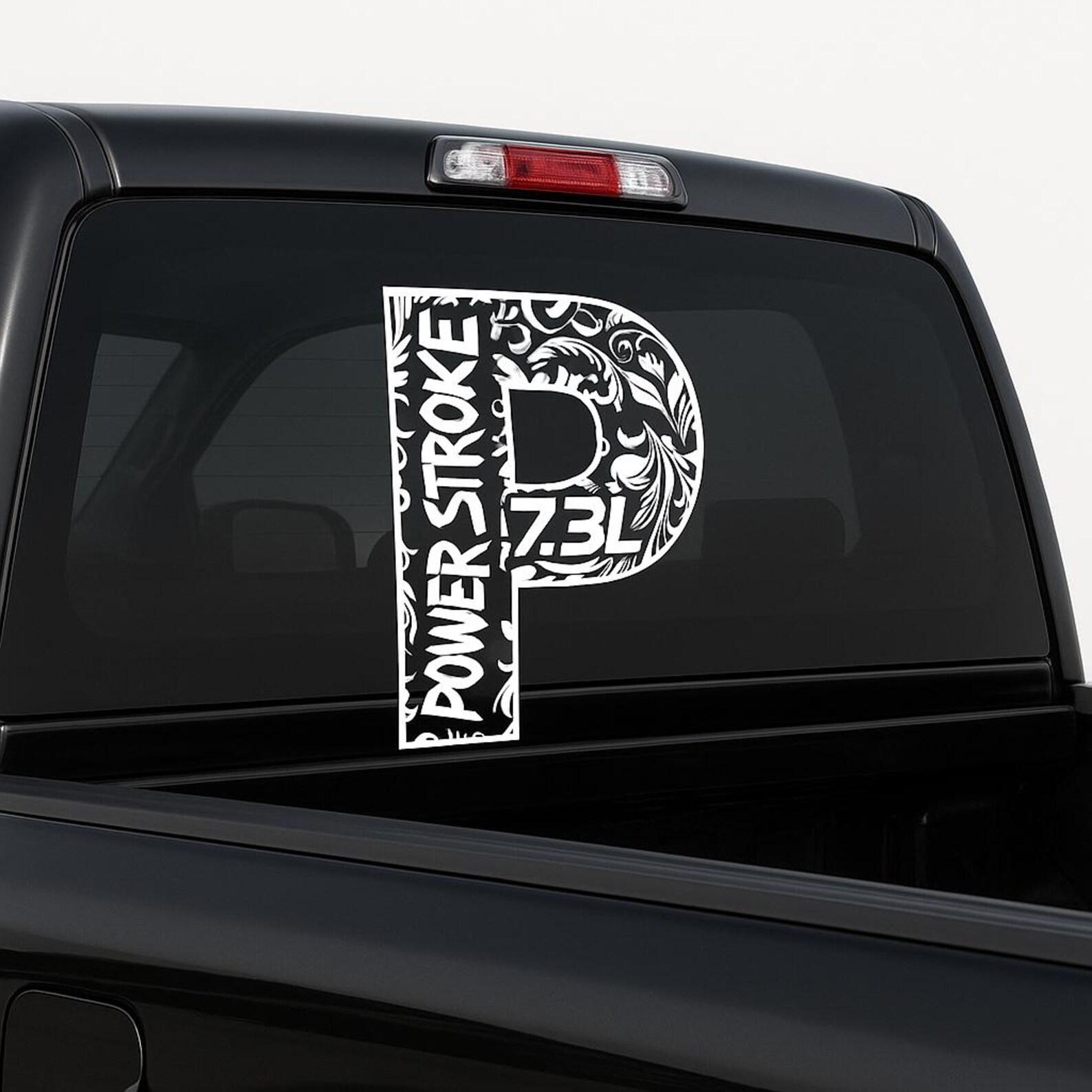 Powerstroke P Leather Tooled SVG Bundle | 6.0 & 7.3 Powerstroke Decal ...