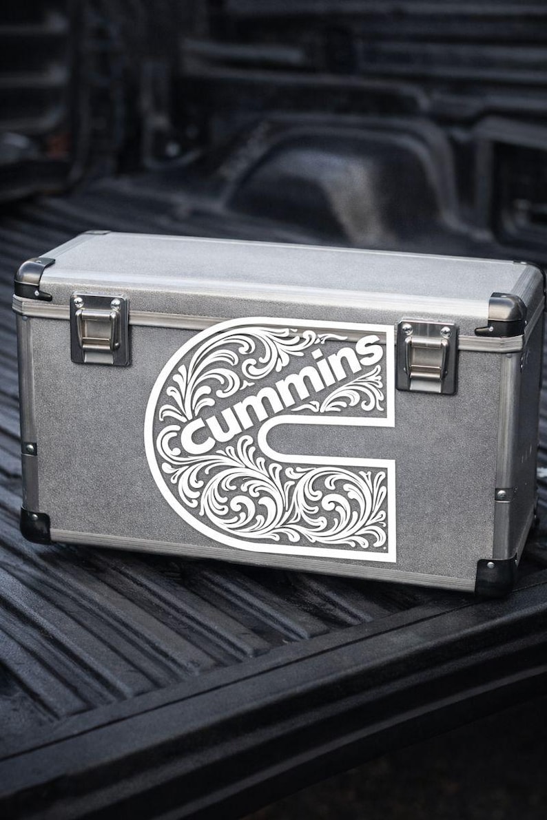 Cummins C Leather Tooled SVG PNG | Digital Download for Cricut ...