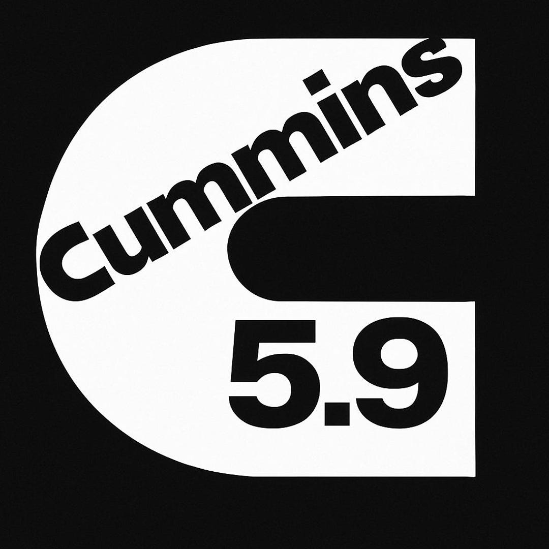 Cummins 5.9 Logo | Diesel Engine Decal | Truck Sticker Design | PNG ...