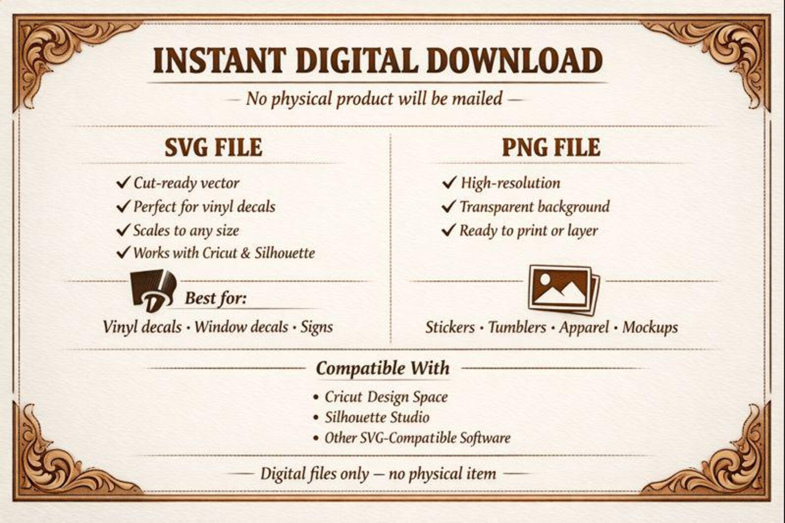Cummins C Leather Tooled SVG PNG | Digital Download for Cricut ...