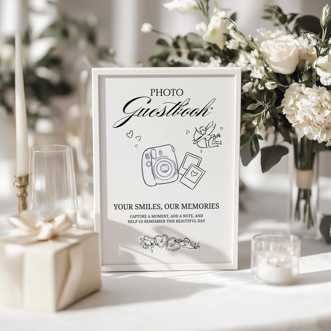 Polaroid Guest Book, Instax Mini 11, Instax Mini 12, Photo Guestbook ...