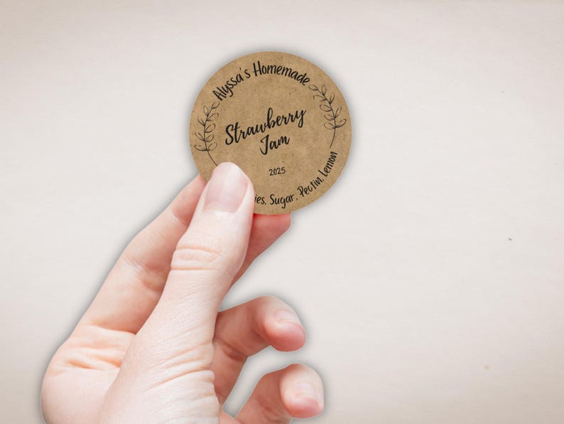 Printable Jam, Jelly, or Preserves Labels | Canning Labels Digital ...