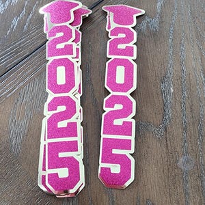 Cardstock Graduation Number 12pcs - Etsy