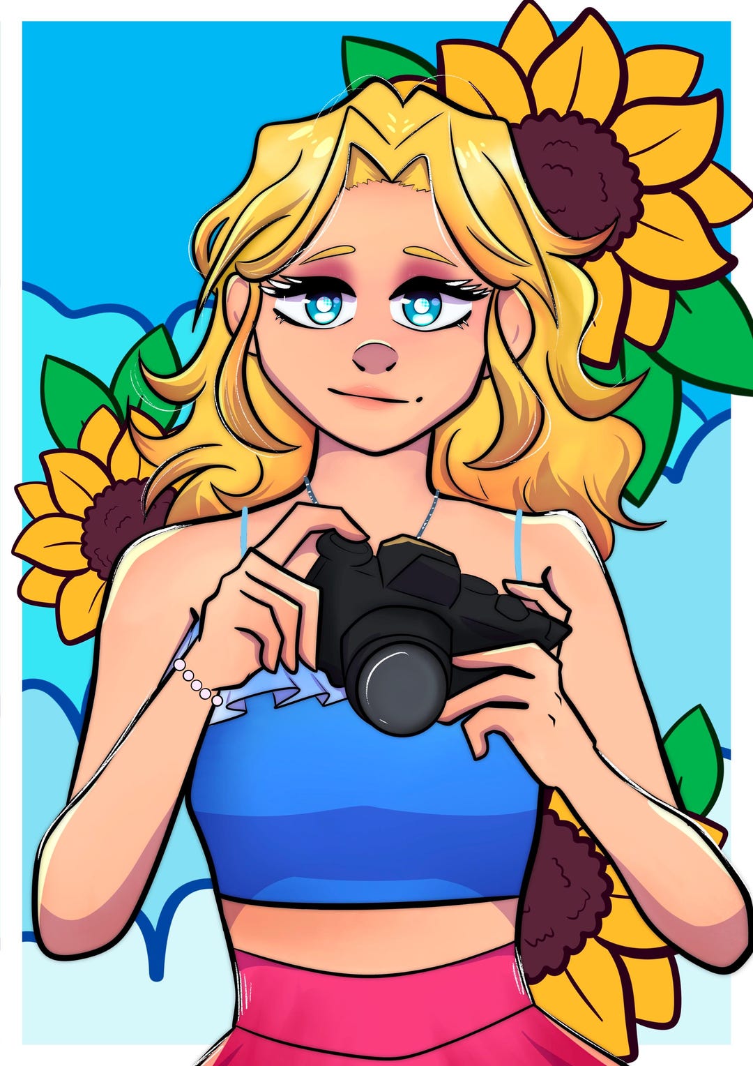 Stardew Valley Haley A4 Print - Etsy