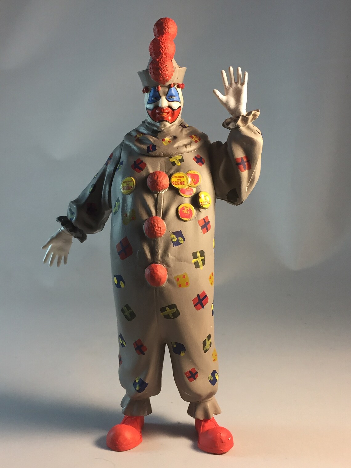 John Wayne Gacy as Patches the clown action figure | Etsy