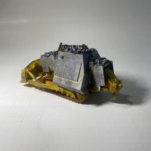 Hotwheels Debris Killdozer Handmade Custom 3d Printed in Resin *new ...