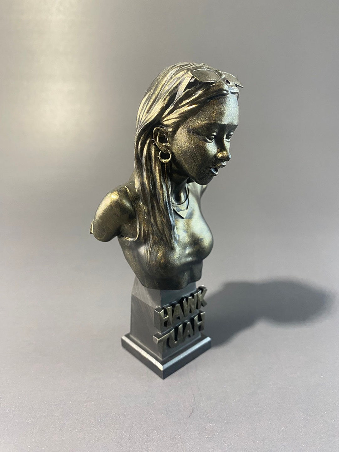 Hawk Tuah Girl Bust Statue - Etsy