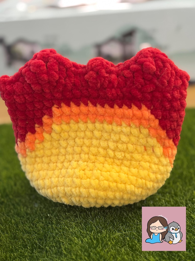 Crochet Pattern Fire Sprite Fizz Easy Interactive Toy - Etsy